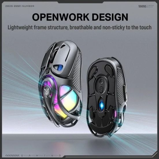Onikuma DM02 Tri-Mode RGB Wireless Gaming Mouse... | Tech World BD